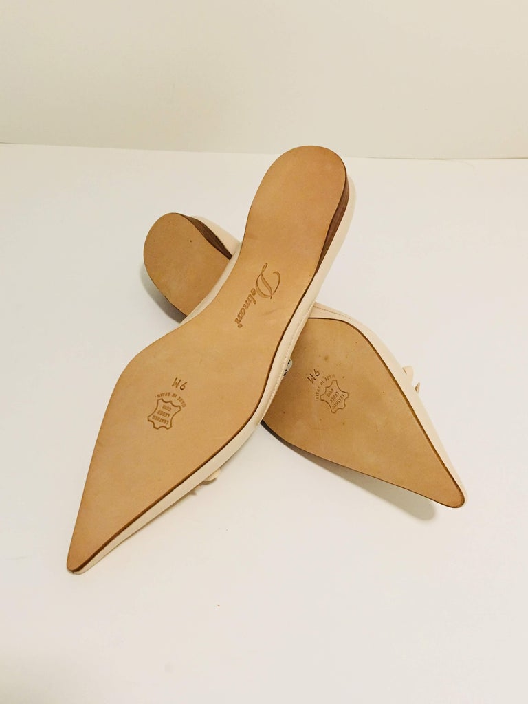 Delman Leather Flats at 1stDibs | delman flats