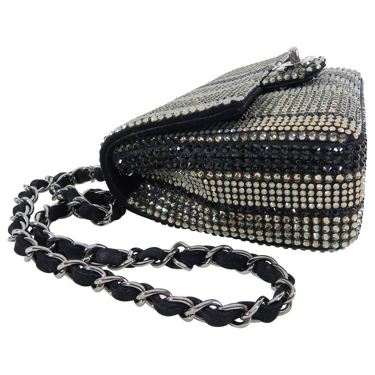 Chanel Strass swarovski crystal Mini Flap Bag at 1stDibs | chanel ...