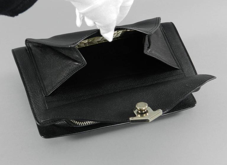 Proenza Schouler PS13 Black Leather Clutch Bag Purse at 1stDibs