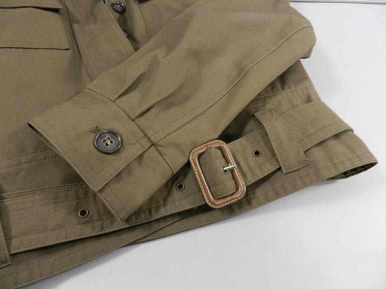 YSL Vintage 1968 La Saharienne Safari Jacket / Skirt Suit - Khaki Green ...