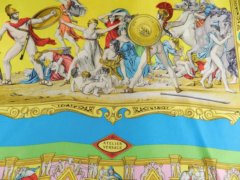 Gianni Versace 1993 Barocco Silk Printed Shirt – Renaissance / Rome at ...