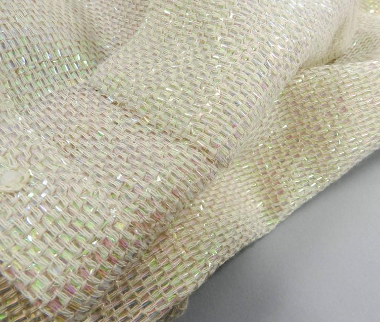 Chanel Spring 1999 Haute Couture Runway Shimmer Suit at 1stDibs