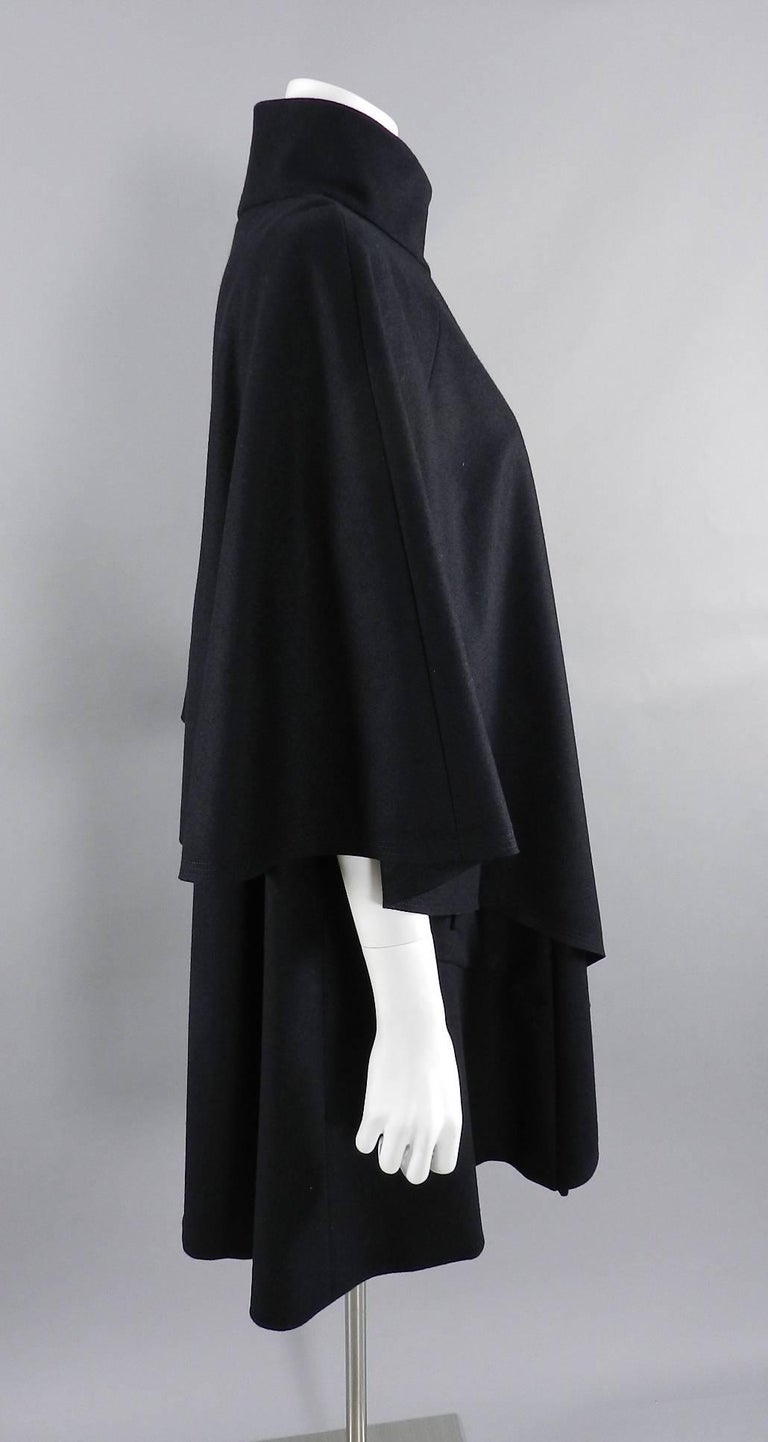 Chanel 11A Byzantine Collection Runway Black Cape at 1stDibs | chanel ...