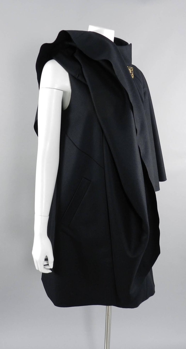 Chanel 11A Byzantine Collection Runway Black Cape at 1stDibs | chanel ...