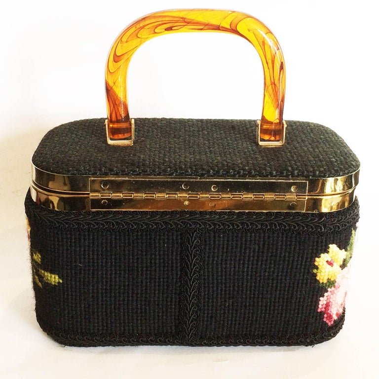 Vintage J R Florida Tapestry Box Purse Handbag at 1stDibs | jr florida ...