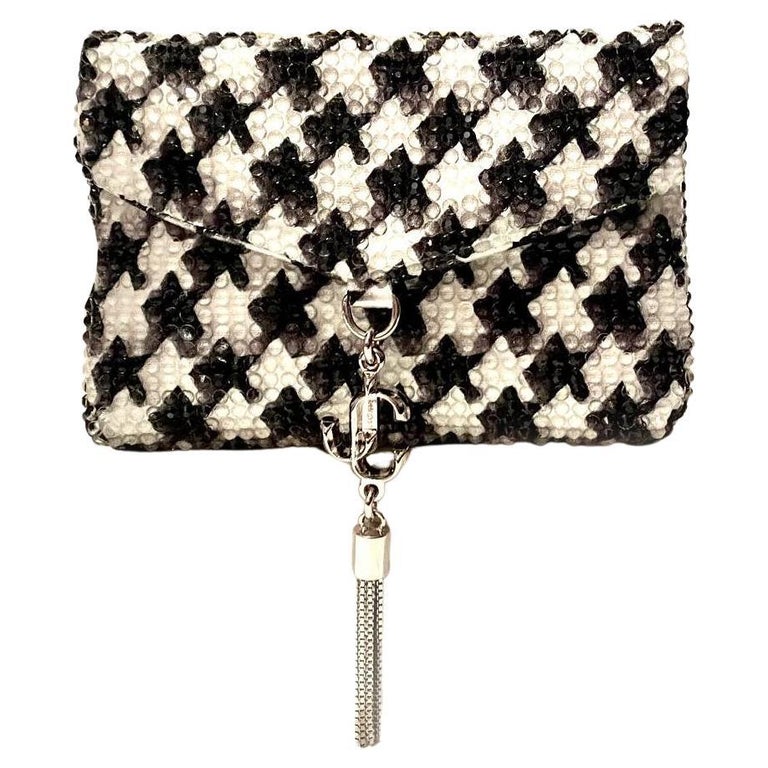 Jimmy Choo Mini Purse Houndstooth Bag For Sale at 1stDibs
