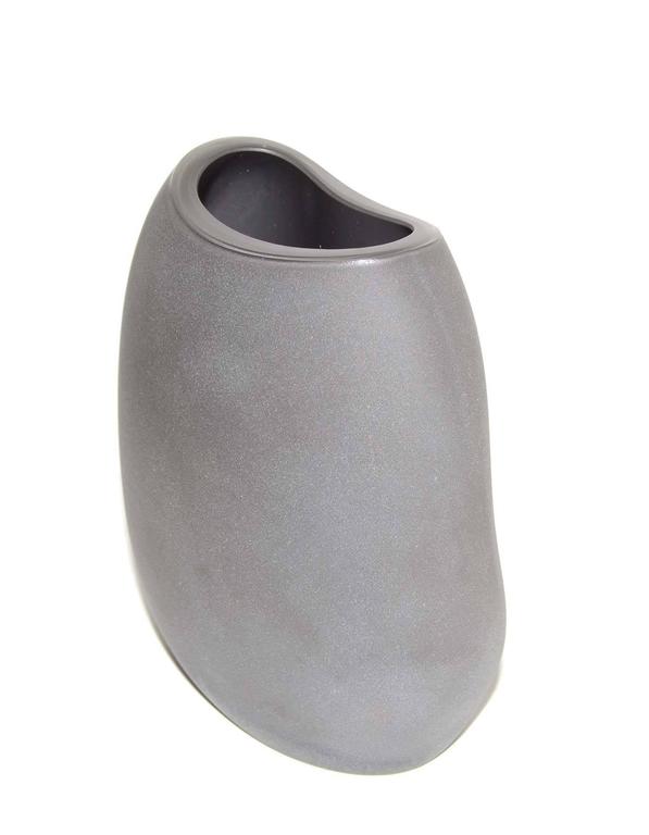 Hermes Small Grey Ceramic Vase For Sale at 1stDibs