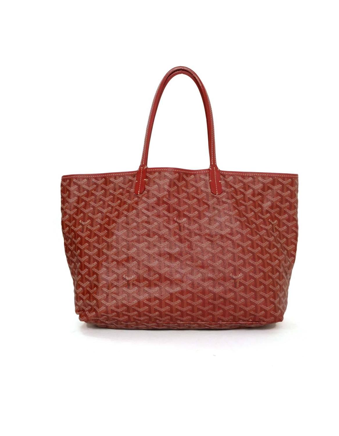 Goyard Red St. Louis MM Tote Bag For Sale at 1stdibs
