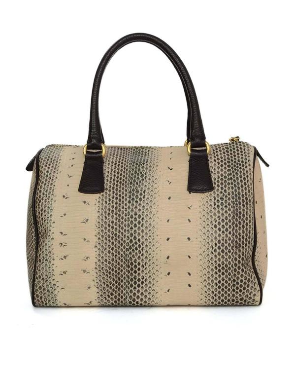 Furla Snakeskin Print Leather Speedy Bag GHW For Sale at 1stDibs