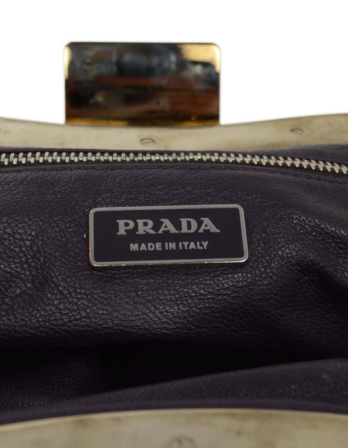 Prada Purple Ombre Satin Evening Bag SHW For Sale at 1stdibs
