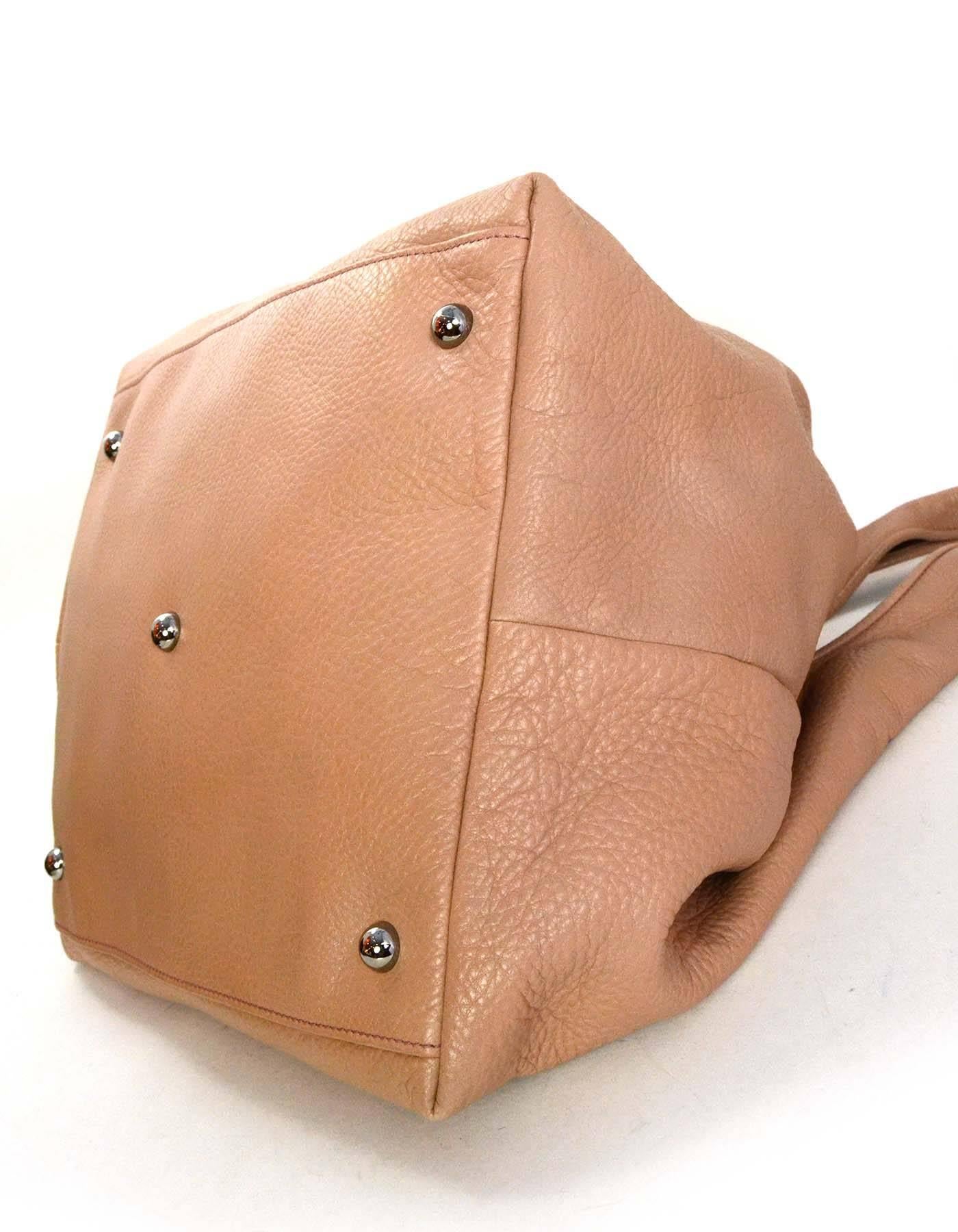 Loewe Rose Leather Calle Lock Hobo Bag For Sale at 1stDibs | loewe ...