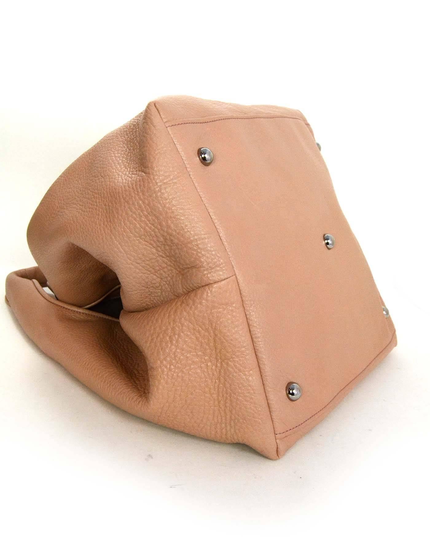 Loewe Rose Leather Calle Lock Hobo Bag For Sale at 1stDibs | loewe ...