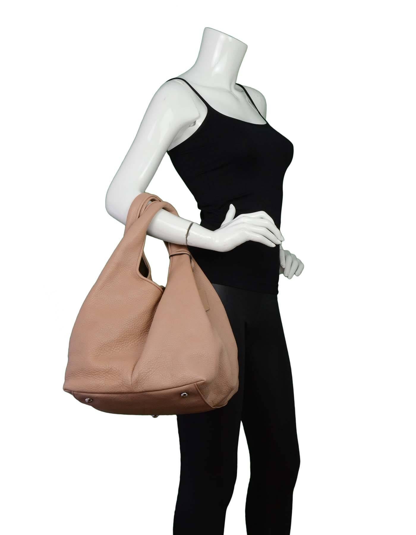 Loewe Rose Leather Calle Lock Hobo Bag For Sale at 1stDibs | loewe ...