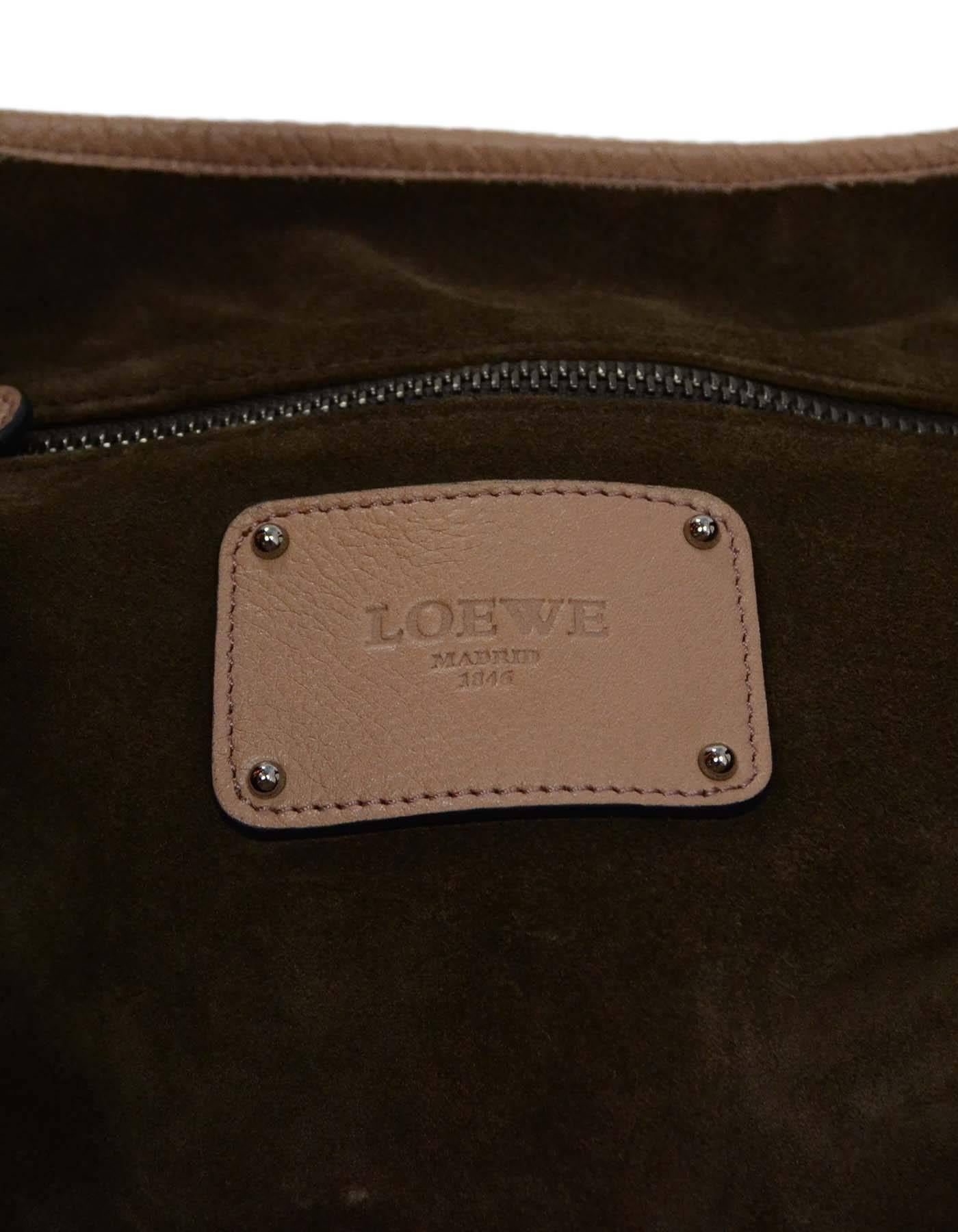 Loewe Rose Leather Calle Lock Hobo Bag For Sale at 1stDibs | loewe ...