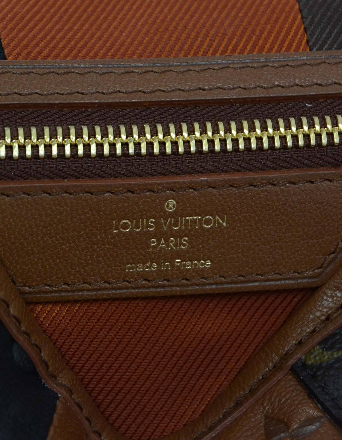 Louis Vuitton Limited Edition Marine Monogram Blocks Bag with Dust Bag ...