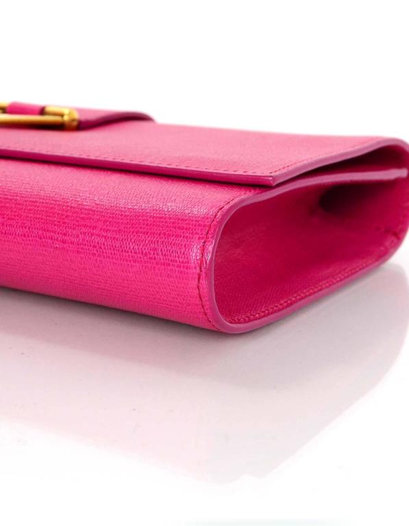 Yves Saint Laurent Pink Classic Cabas ChYc Clutch Bag For Sale at ...