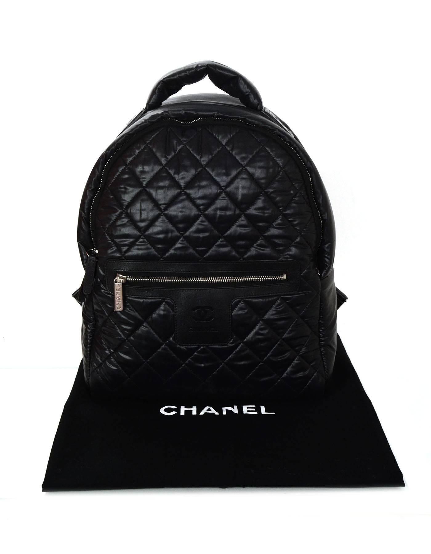 Chanel 2016 Black Nylon Coco Cocoon Backpack Bag For Sale at 1stDibs ...