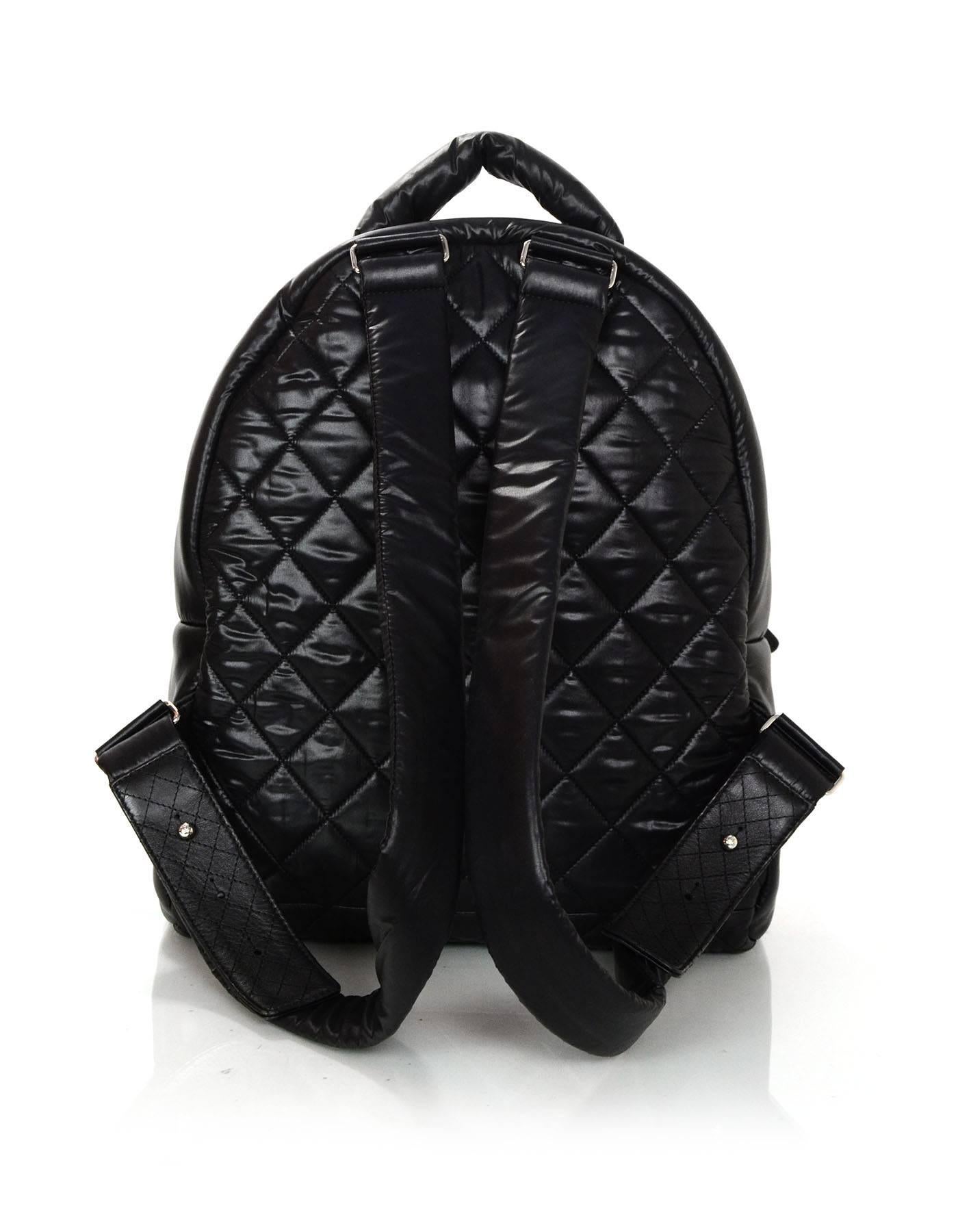 Chanel 2016 Black Nylon Coco Cocoon Backpack Bag For Sale at 1stDibs ...