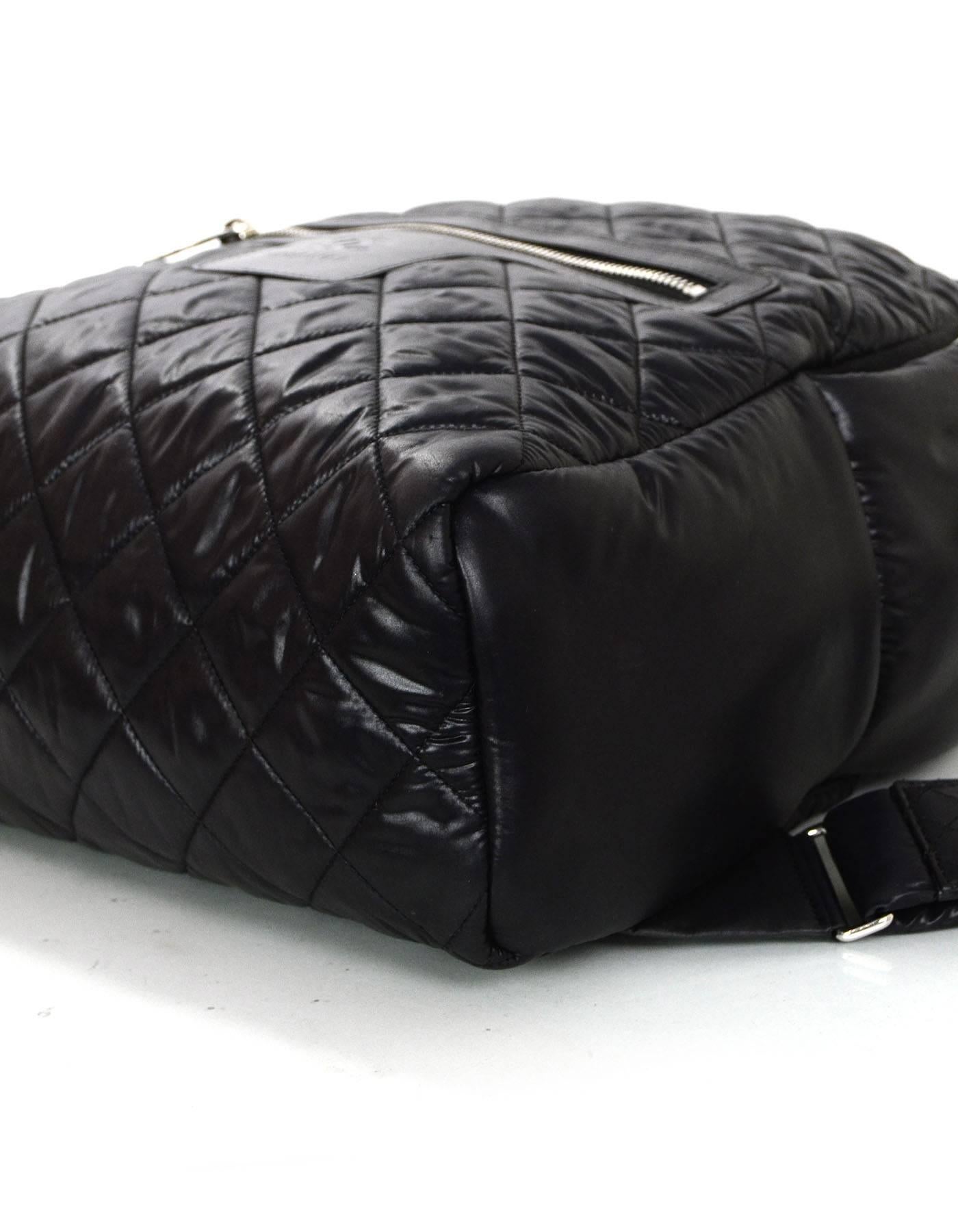 Chanel 2016 Black Nylon Coco Cocoon Backpack Bag For Sale at 1stDibs ...