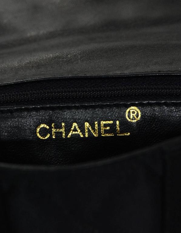 Chanel Vintage Black Satin Bow Crossbody Bag For Sale at 1stDibs