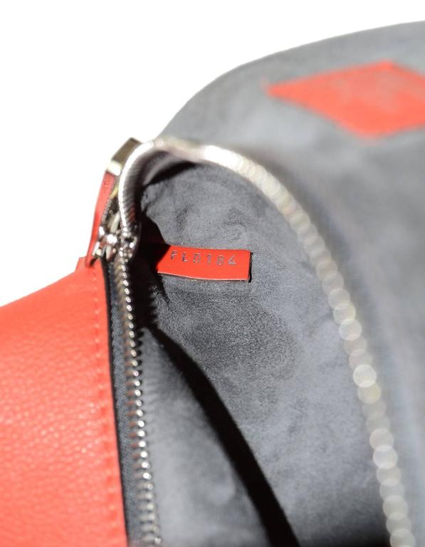 Louis Vuitton Red Leather Velours W PM Tote Bag rt. $4,850 For Sale at ...