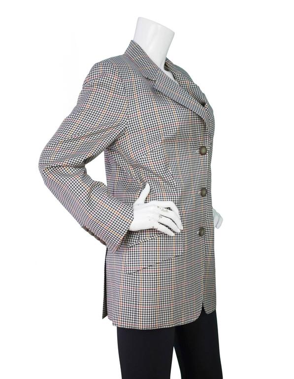 Bower Roebuck Plaid Riding Jacket sz US14 For Sale at 1stDibs