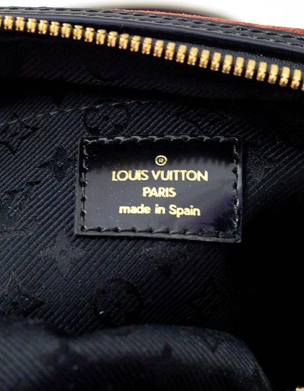 Louis Vuitton Limited Edition Rust Suede Havane Stamped Trunk PM Bowler ...