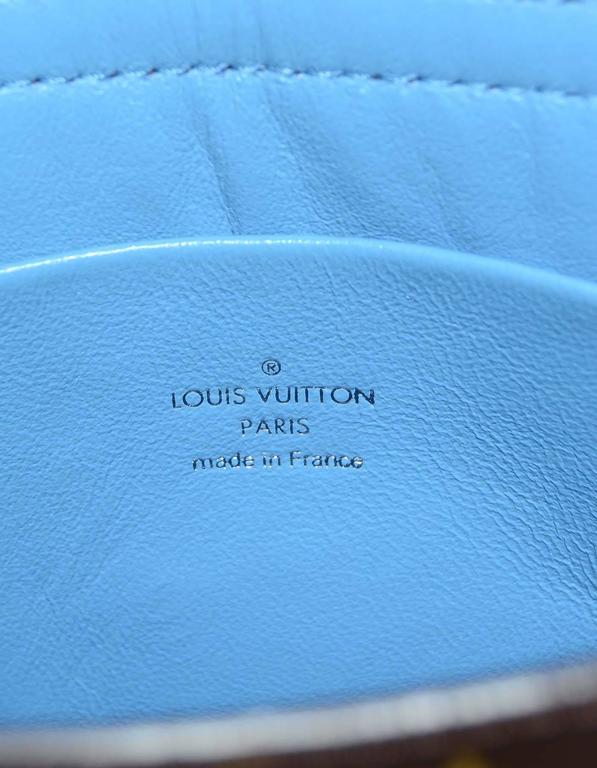 Louis Vuitton Blue and Bown Monogram Mask Pochette Crossbody Bag rt ...