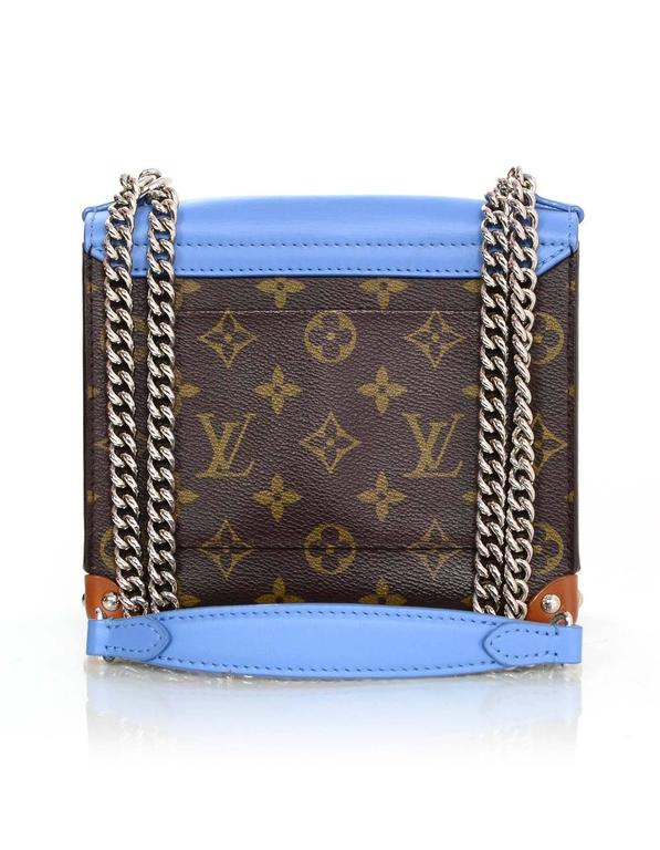 Louis Vuitton Blue and Bown Monogram Mask Pochette Crossbody Bag rt ...
