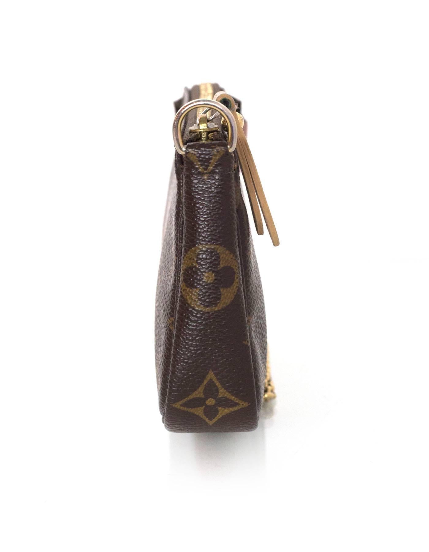 Louis Vuitton Limited Edition Monogram Rue Scribe Paris Pochette Bag ...