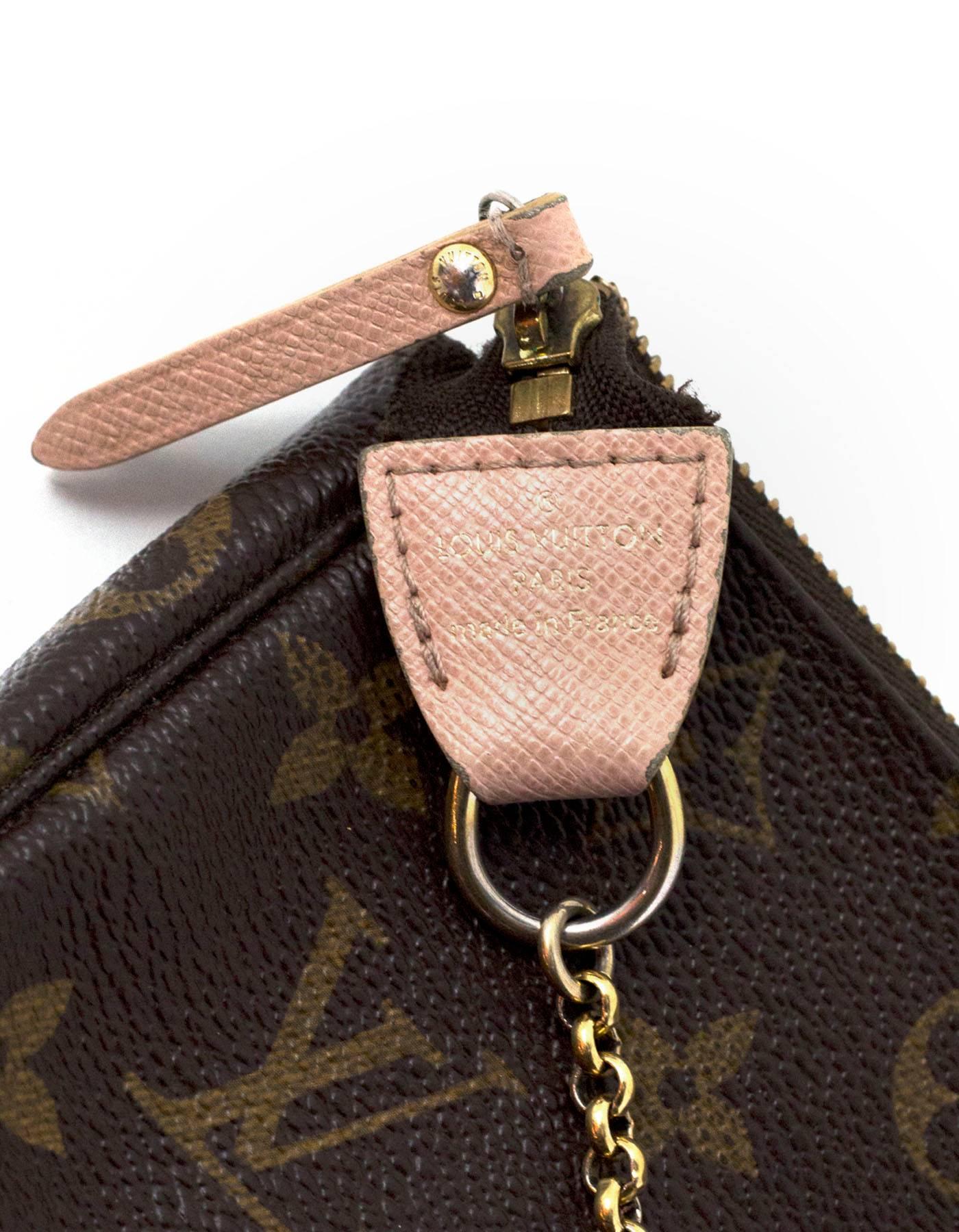 Louis Vuitton Limited Edition Monogram Rue Scribe Paris Pochette Bag ...