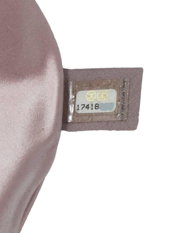 Chanel Blush LeDouble Chain Bracelet Wristlet Bag For Sale at 1stDibs ...