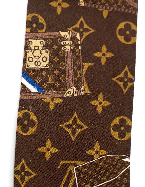 Louis Vuitton Monogram Trunks Bandeau Silk Scarf at 1stDibs | louis ...