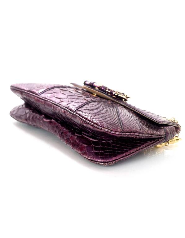 Gucci Tom Ford Purple Python Jeweled Dragon Bag For Sale at 1stDibs ...