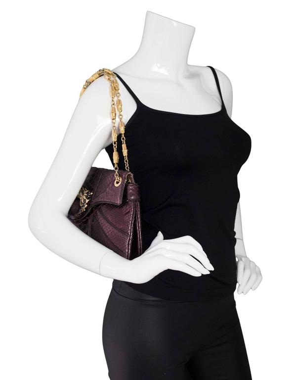 Gucci Tom Ford Purple Python Jeweled Dragon Bag For Sale at 1stDibs ...