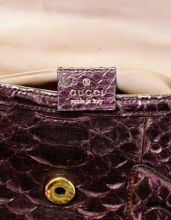 Gucci Tom Ford Purple Python Jeweled Dragon Bag For Sale at 1stDibs ...