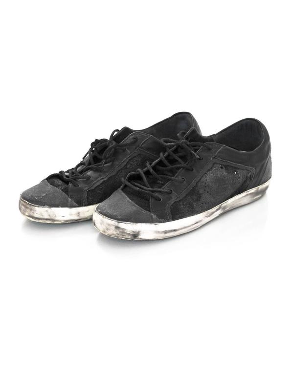 Golden Goose GGDB Black Archetypic Sneakers Sz 38 For Sale at 1stDibs ...