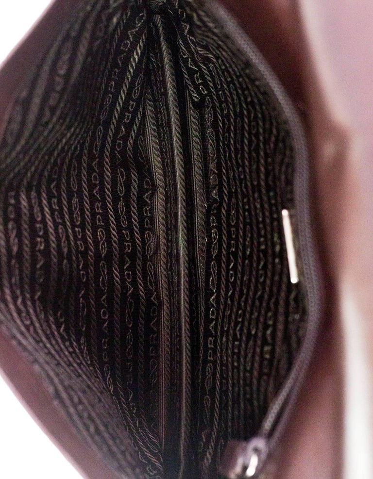 Prada Purple Python Shoulder Bag with Dust Bag For Sale at 1stDibs ...