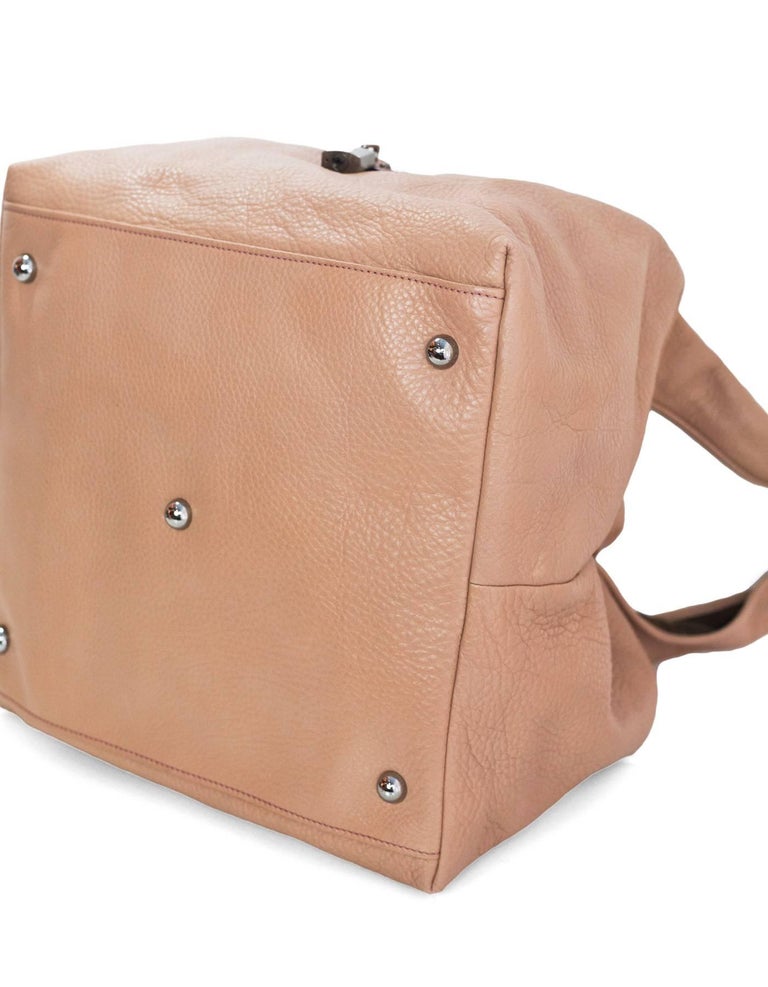 Loewe Rose Leather Calle Hobo Tote Bag For Sale at 1stDibs