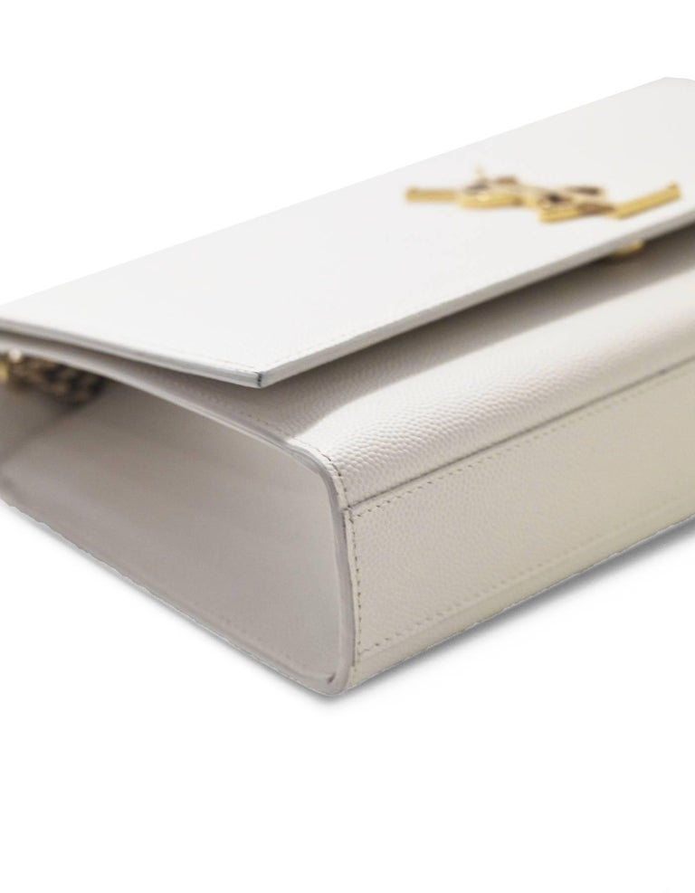 Saint Laurent Grain De Poudre Medium Classic Monogram Kate Bag For Sale ...