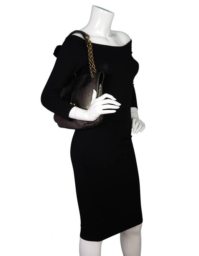 Lanvin Pewter Python Medium Happy Bag with DB For Sale at 1stDibs | lanvin python bag, db purses ...