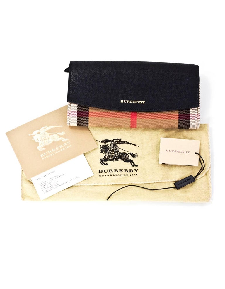Burberry House Check Porter Wallet NEW with DB For Sale at 1stDibs ...