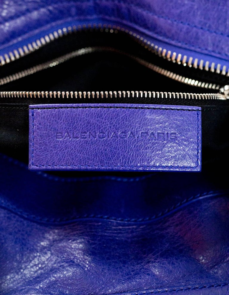 Balenciaga Bleu Lavande Agneau Lambskin Giant 21 City Tote Bag For Sale ...