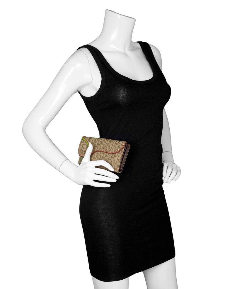 Christian Dior Tan Monogram Rasta Wallet For Sale at 1stDibs | dior ...