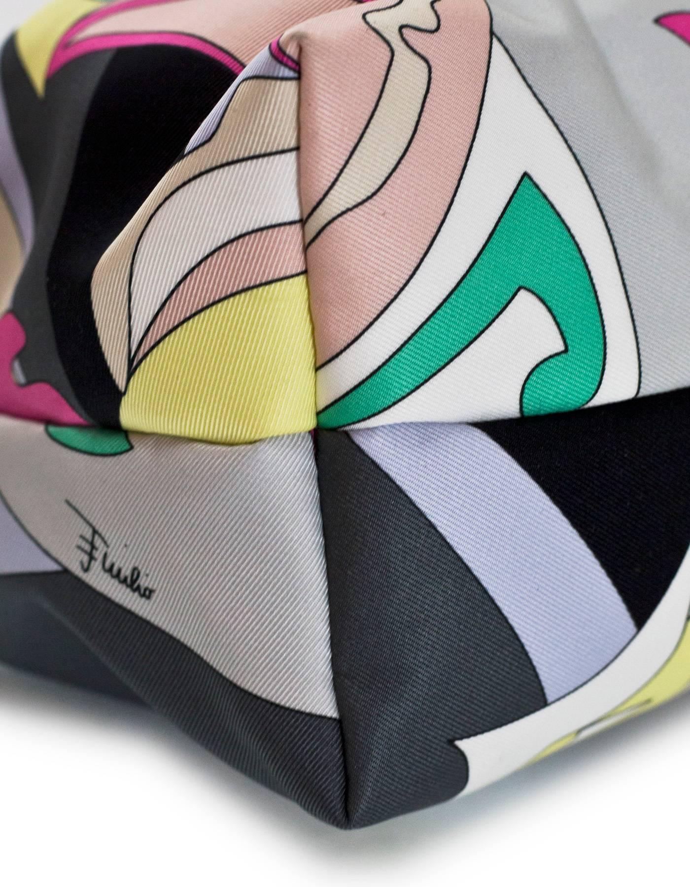 Emilio Pucci Multi-Colour Print Cosmetic Bag For Sale at 1stDibs ...