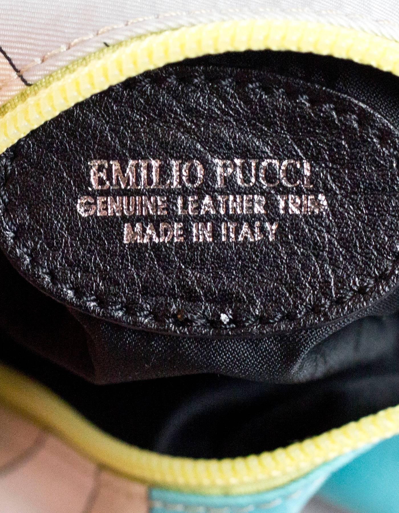 Emilio Pucci Multi-Colour Print Cosmetic Bag For Sale at 1stDibs ...