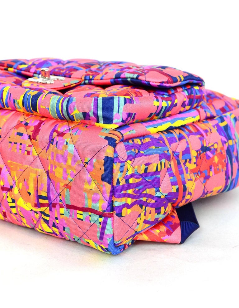 Chanel Pink and Multicolor Quilted Backpack Bag, 2018 at 1stDibs ...