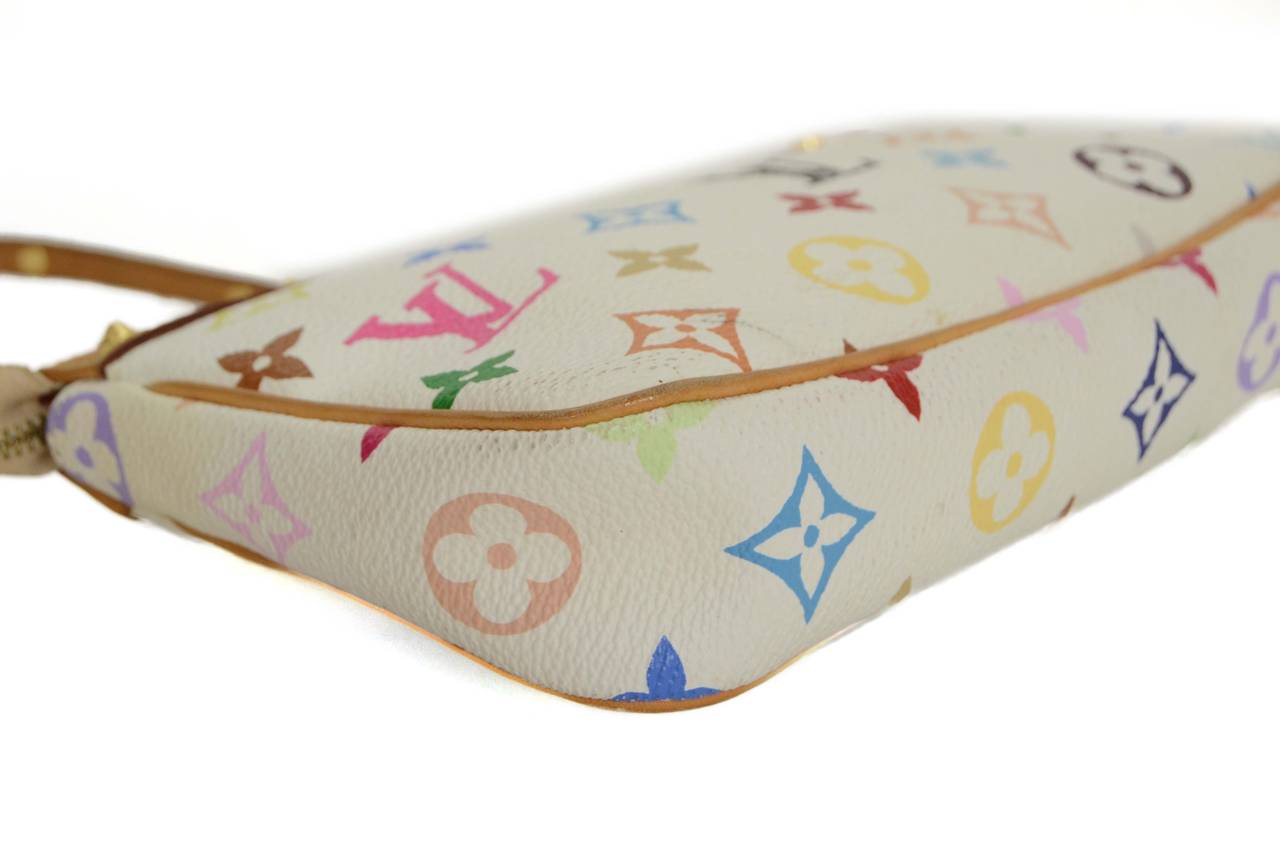 Louis Vuitton Multi-Colored Monogram Pochette GHW For Sale at 1stDibs