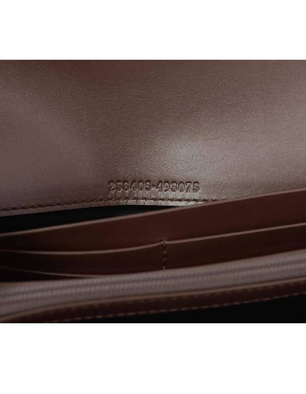 Gucci Champagne Pink Patent Leather Monogram Wallet rt. $580 For Sale ...