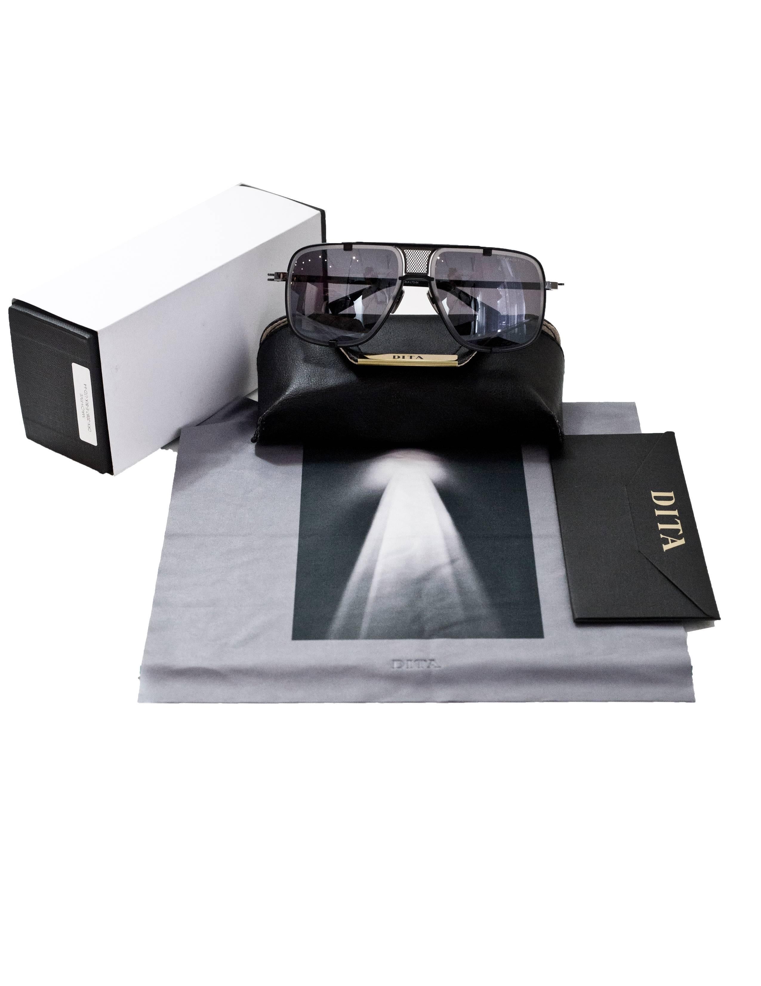 DITA NEW 2017 Black Limited Edition Mach Five Sunglasses rt, $1, 300 ...